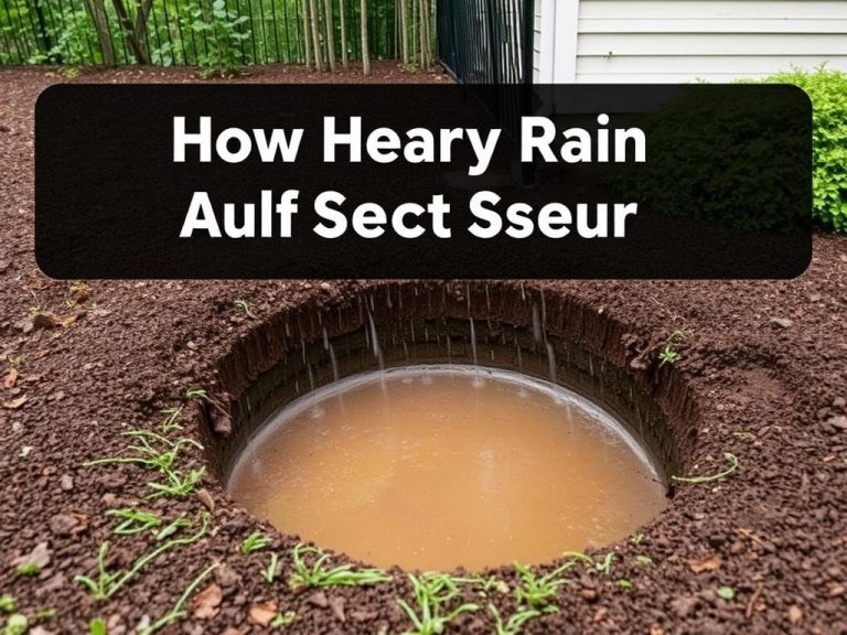 How Heavy Rain Impacts Your Septic System: Causes & Prevention Tips
