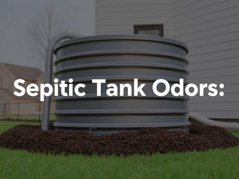 Septic Tank Odors: Common Causes and Effective Solutions